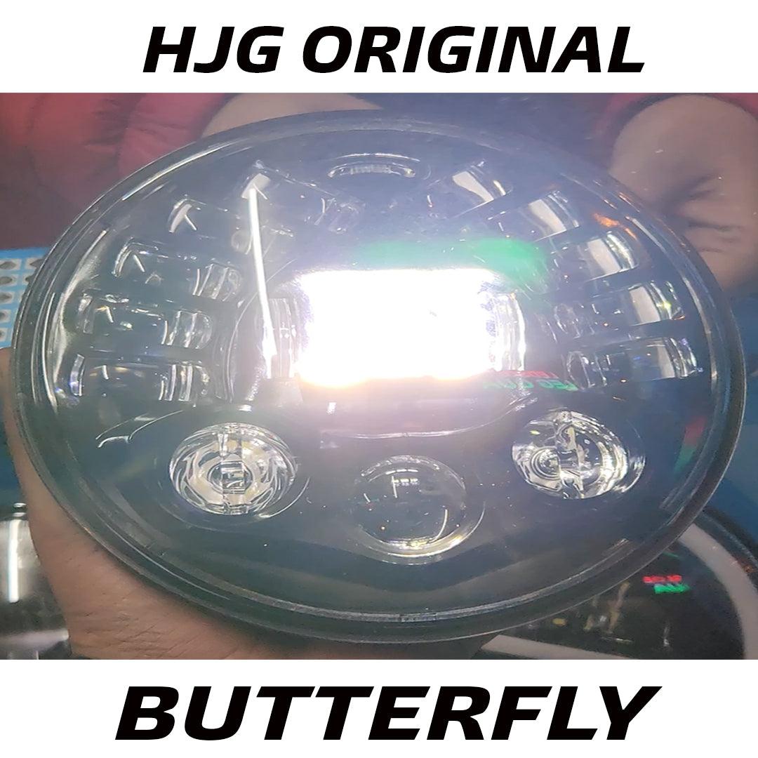 Butterfly Headlight With DRL Indication For Royal Enfield Classic 350