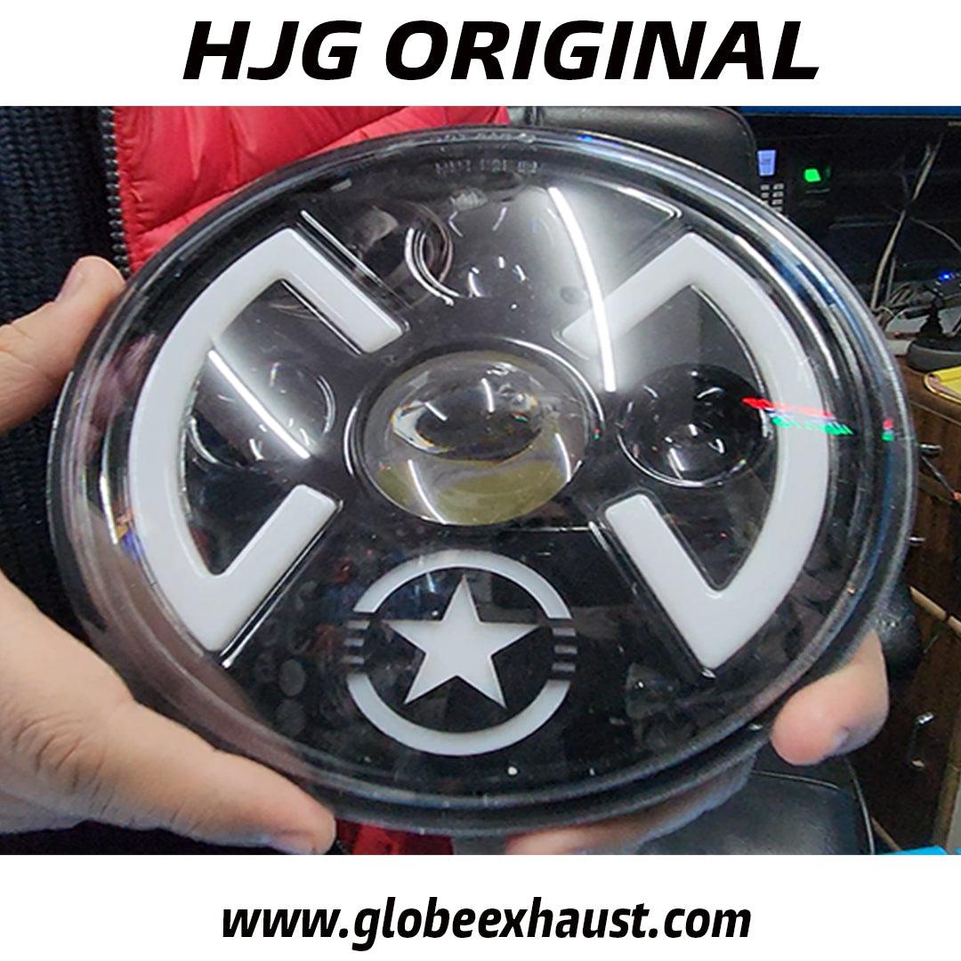 Star Headlight With Side DRL For Royal Enfield Classic 350 | Standard